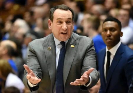 Mike Krzyzewski Makes Triumphant Return to Duke Blue Devils as Senior ...